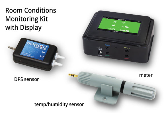Room Conditions Monitoring Kit - (Integrated Display) – Sonicu